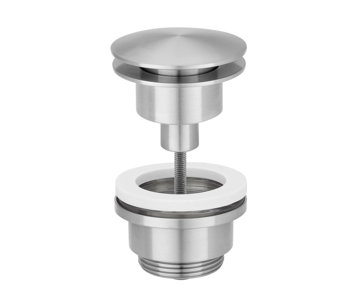 BEACH HOUSE | UNIVERSAL PUSH TYPE BASIN WASTE - Plate drains from ...