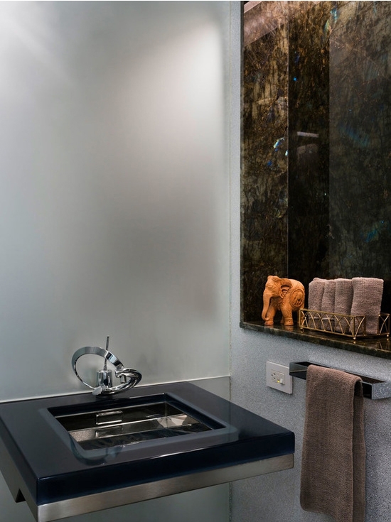 EBB CONCEPT - WALL MOUNTED CAST RESIN DECK FEATURING EBB BASIN - Wash ...