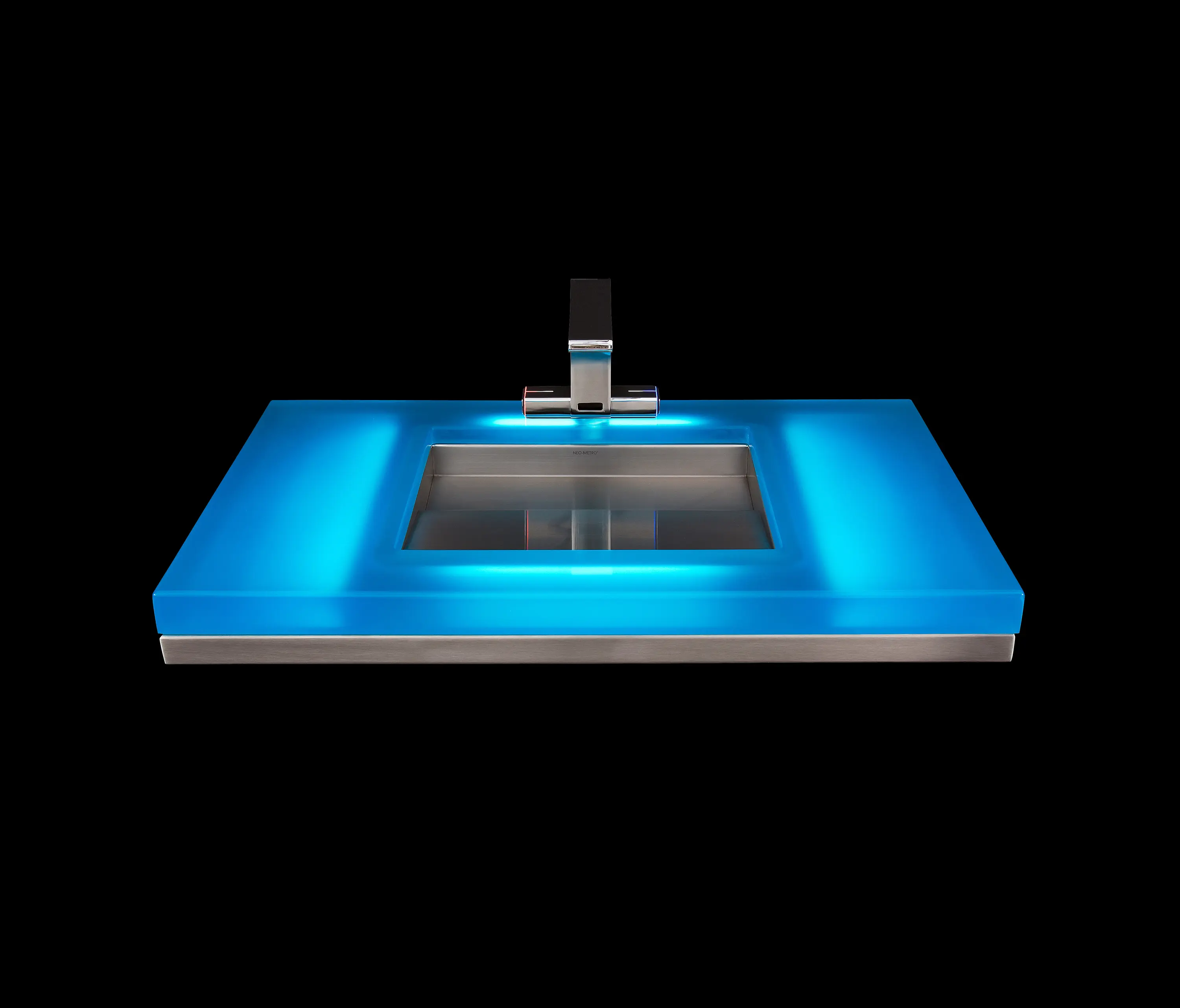 EBB CONCEPT - WALL MOUNTED CAST RESIN DECK FEATURING EBB BASIN - Wash ...