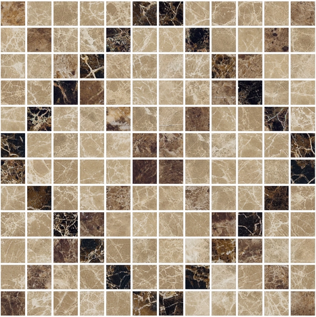 MOSAIC SQUARE CROSS 12X12 | TYPE G - Natural stone tiles from Gani ...
