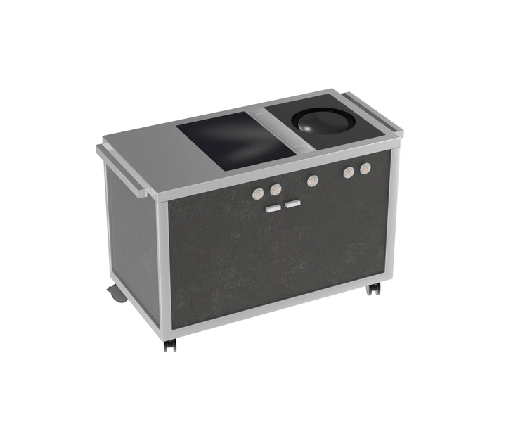 COOKING CARTS | WOK & INDUCTION TOP STATION - Steam ovens from La ...