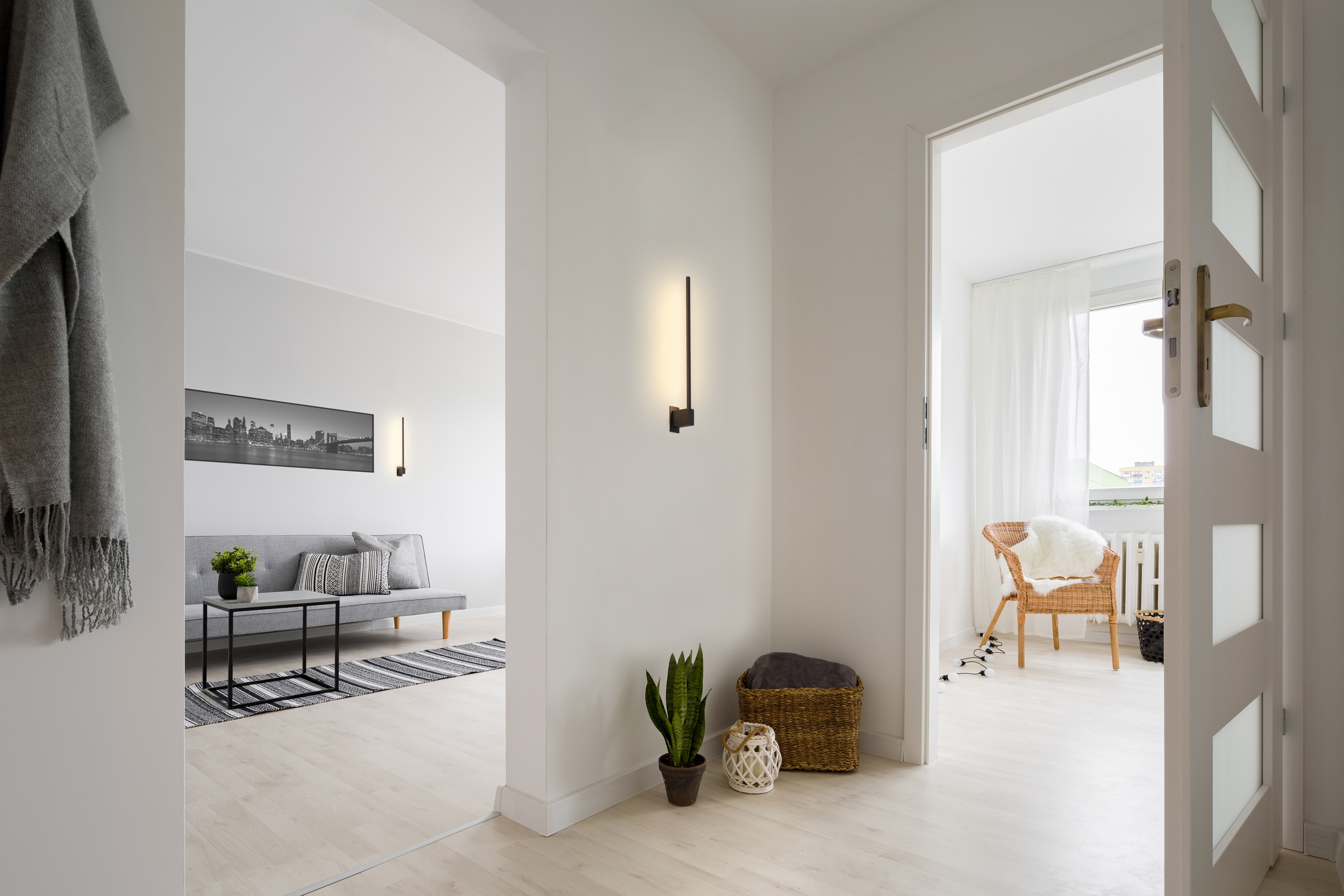 Z-BAR WALL SCONCE, 24" CENTER MOUNT, GOLD - Wall lights from Koncept ...