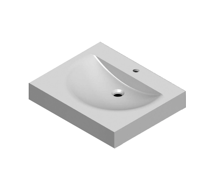 STONETEC-PRO BOLERO 495 SINGLE WASHBASIN - Wash basins from CONTI+ ...