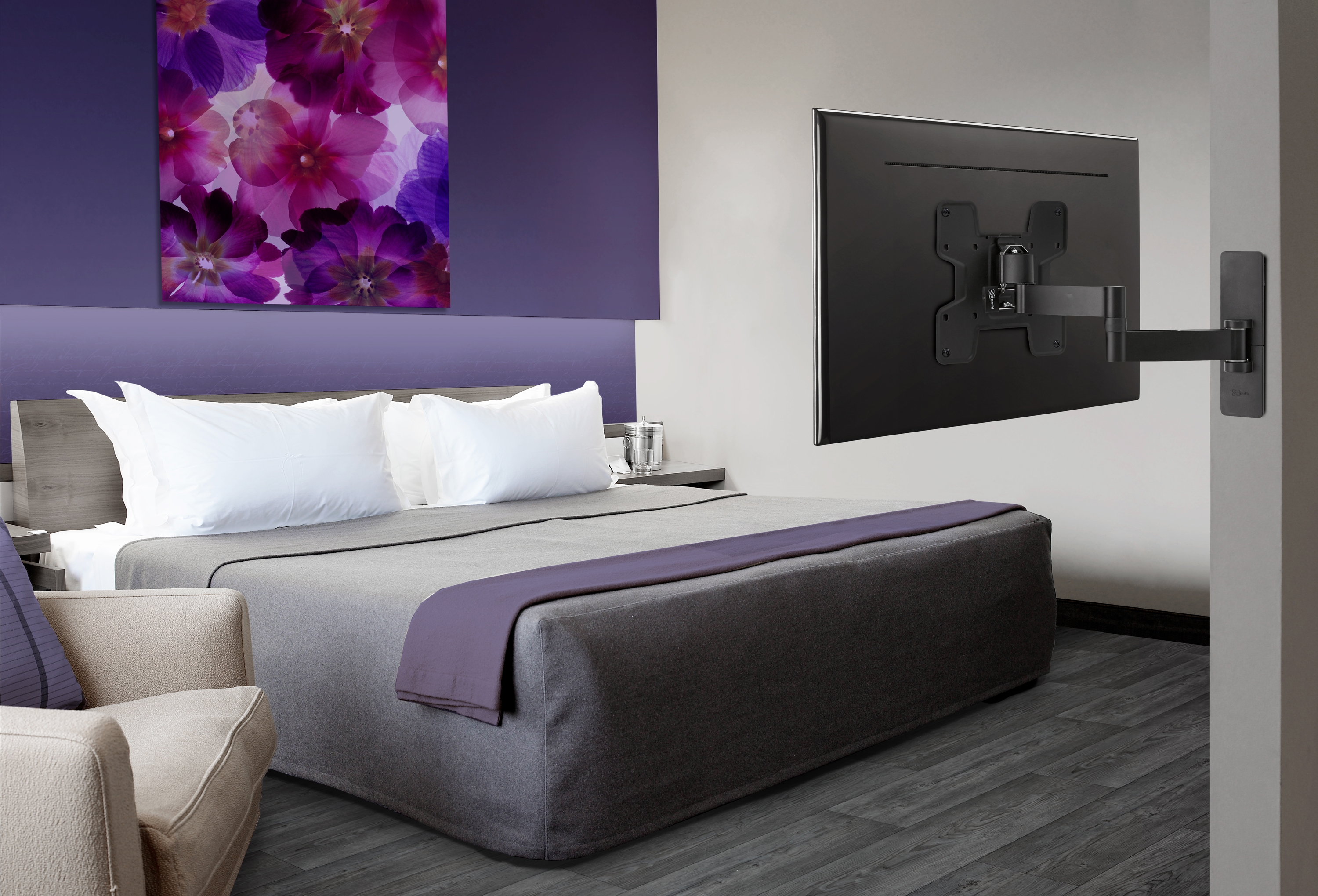 PFW 3030 DISPLAY WALL MOUNT TURN & TILT - Table accessories from Vogel ...