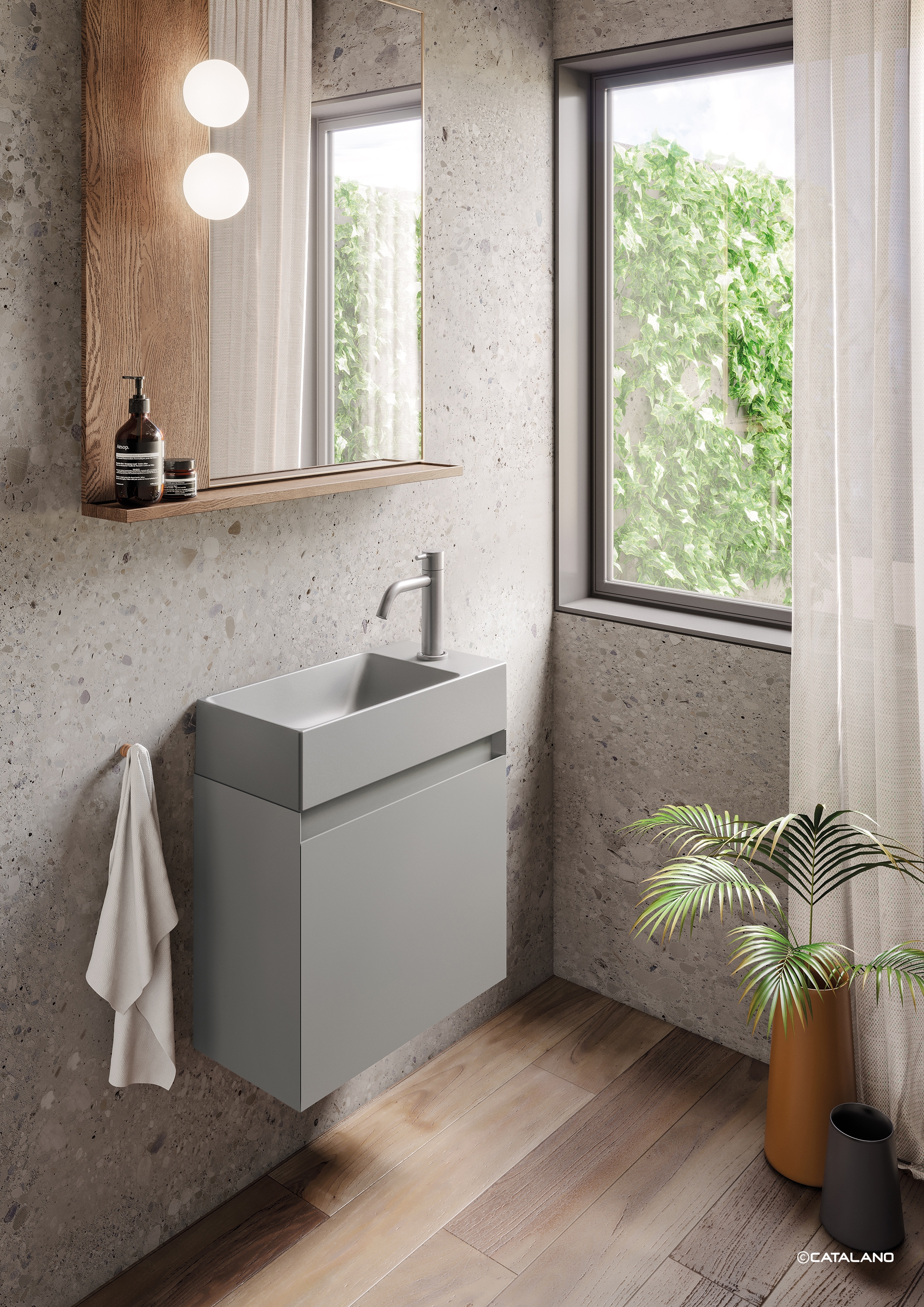 ZERO 40X23 - Wash basins from Ceramica Catalano | Architonic