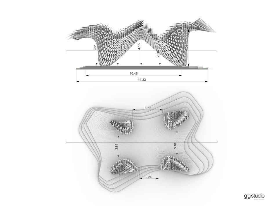A reversible cultural pavilion activates public space in Frankfurt 2026 ...