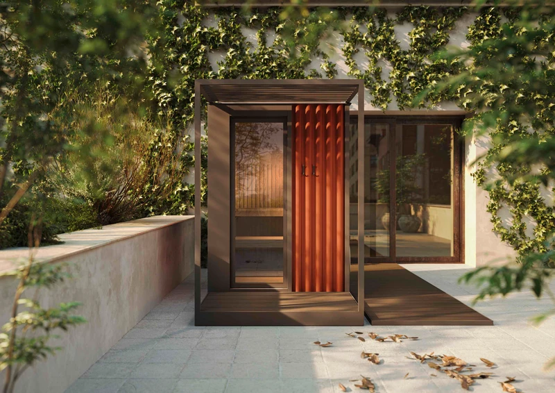 EFFE’s Cabanon outdoor sauna: Turning up the heat in the garden ...