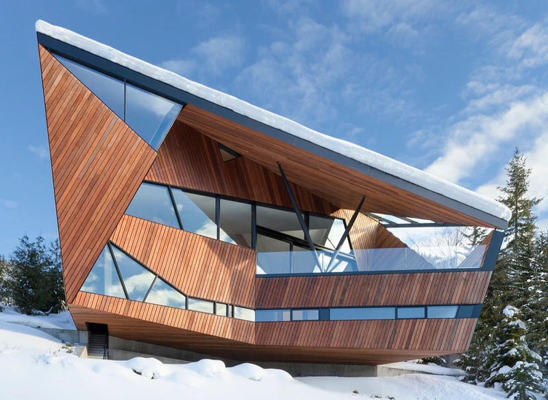 Trapezoid Shaped House