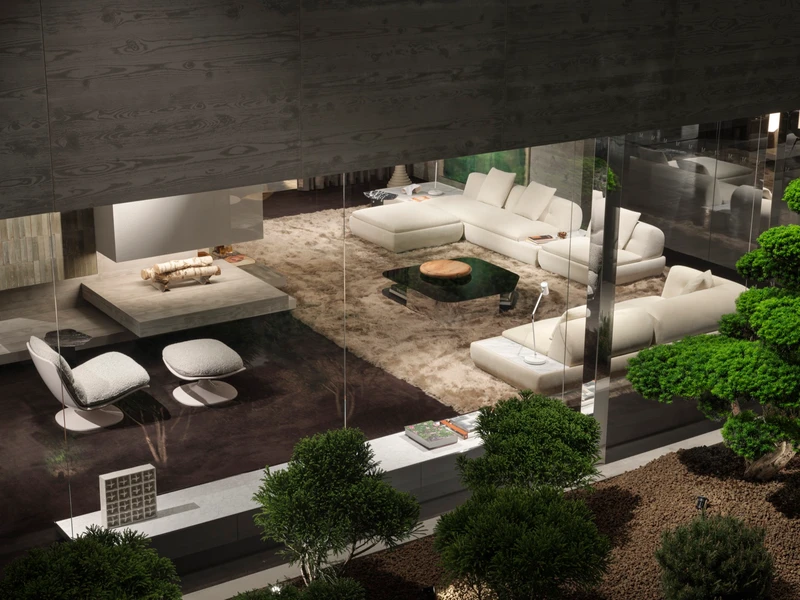 An immersive pavilion hosted Minotti’s latest collection at Salone del ...